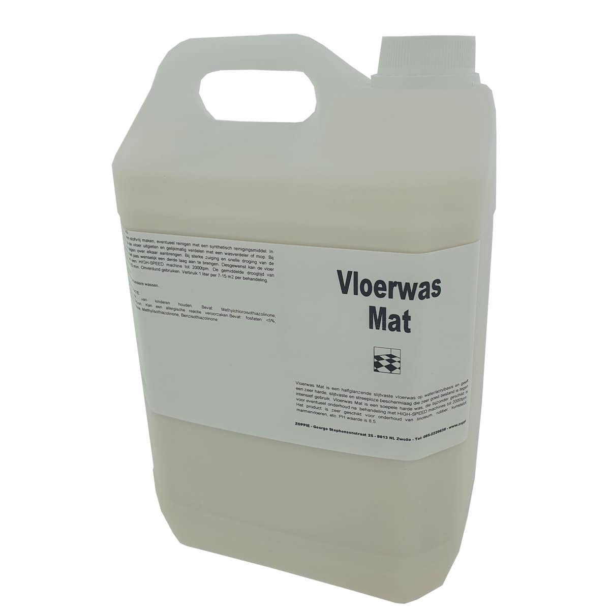 Vloerwas polymeer mat 5 liter - Vloerpad.nl